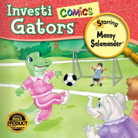 InvestiGators™ COMICS series - Manny Salamander™