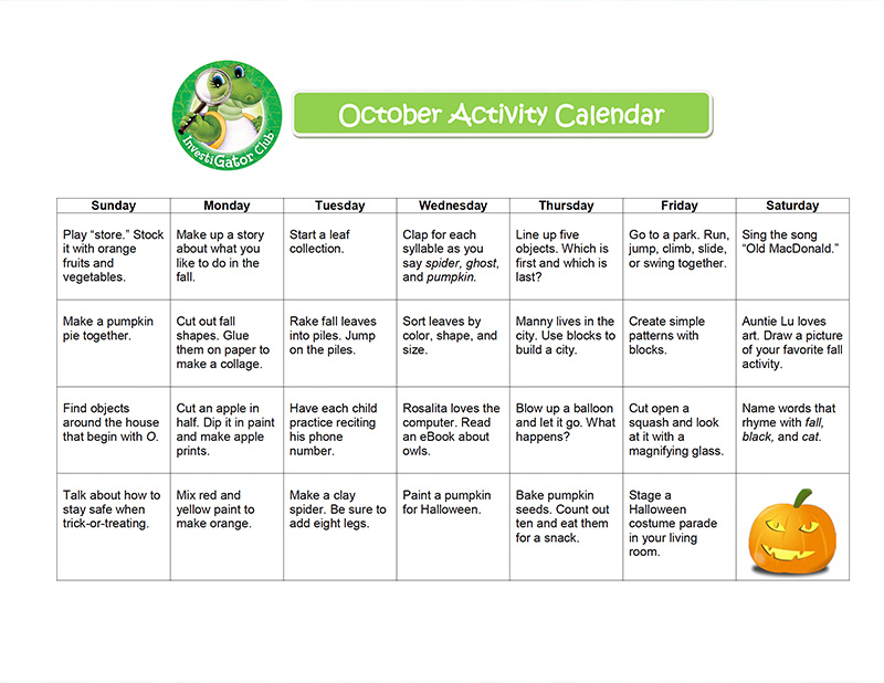 Calendar Resources - Downloads - The InvestiGator Club